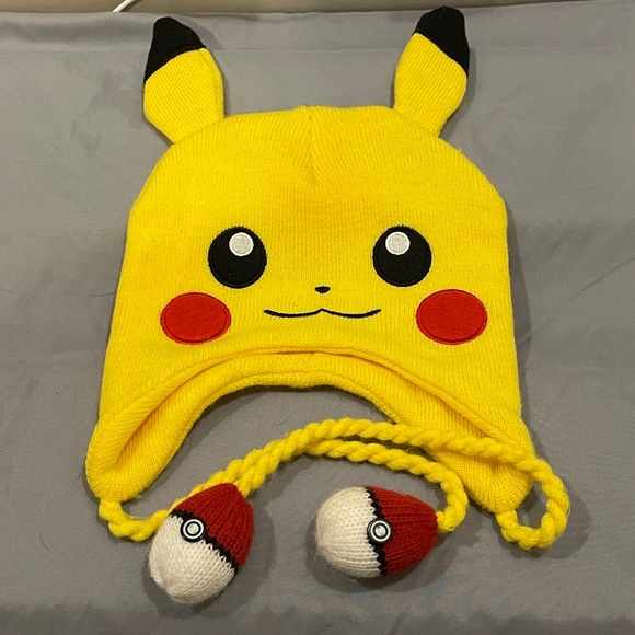 Pokemon | Accessories | Hp Nwot Kids Pikachu Winter Hat Beanie | Poshmark